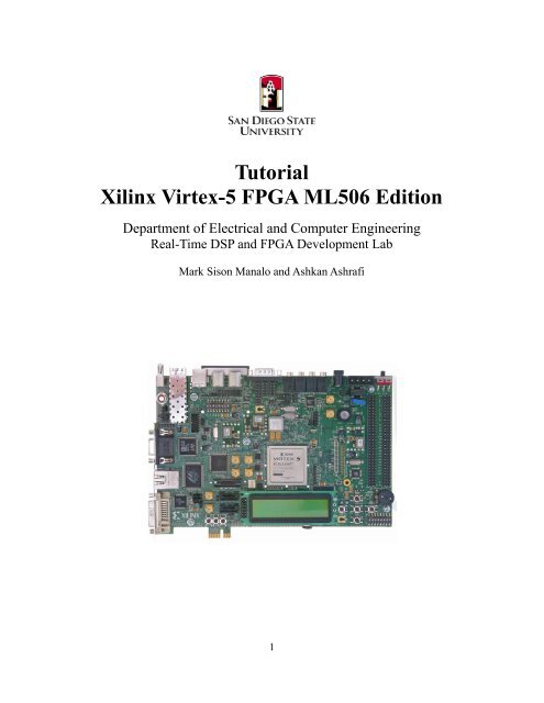 Tutorial Xilinx Virtex-5 FPGA ML506 Edition