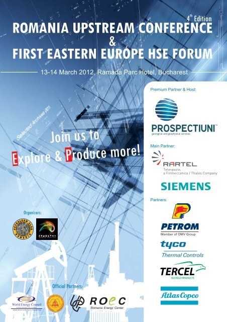 romania upstream conference - Petroleumclub.ro