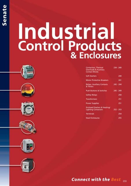 Industrial Control Products & Enclosures - WF Senate