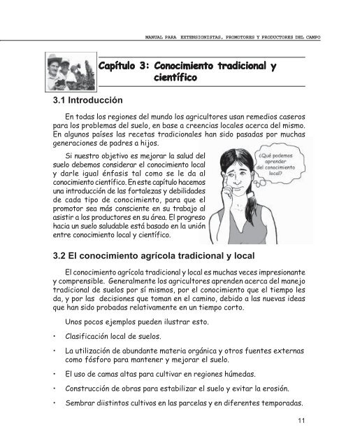Capítulo 3: Conocimiento tradicional y científico