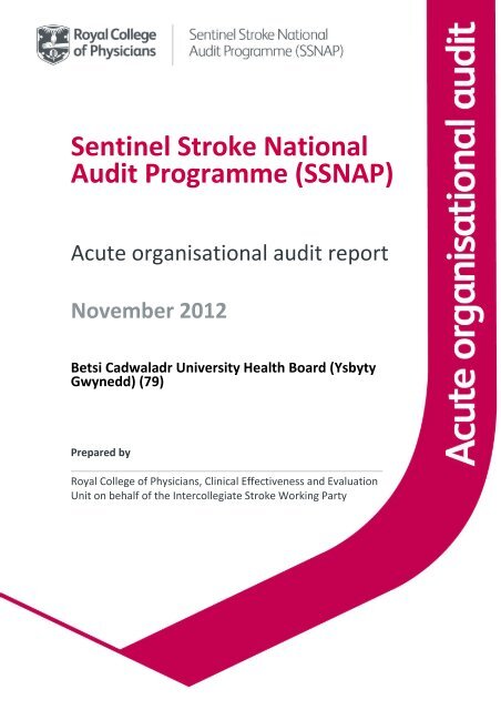 Betsi Cadwaladr University Health Board (Ysbyty Gwynedd)