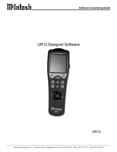 UR12 Designer Software