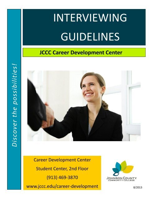 4 basic interview questions - Johnson County Community College