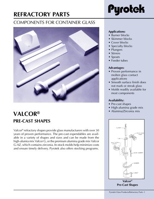 refractory parts.p65 - Pyrotek
