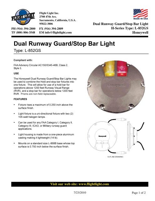 Dual Runway Guard-Stop Bar light_P1_V3 - Flight Light, Inc.