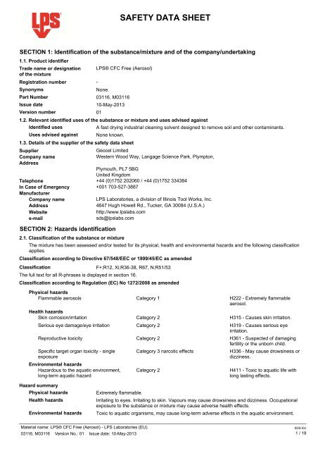 Aerosol - LPS Laboratories