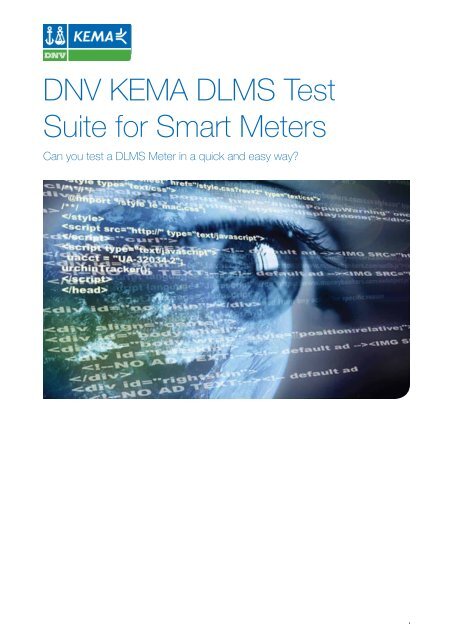 DNV Kema dlms Test suite for smart meters