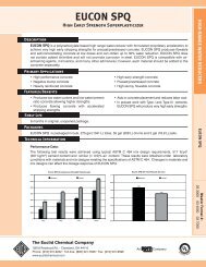 Eucon SRA Tech Data Sheet - Euclid Chemical Co