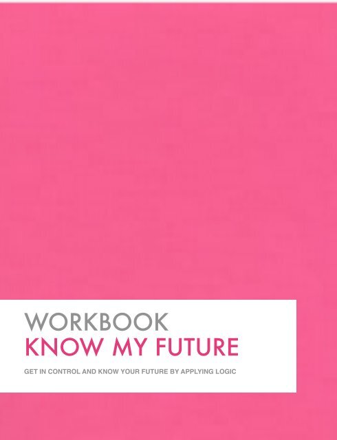 WORKBOOK KNOW MY FUTURE