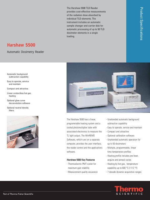 Harshaw 5500 TLD Reader - Envinet a.s.