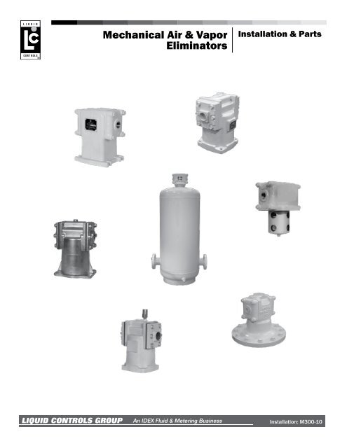 M300-10 (Mechanical Air Eliminators) - Liquid Controls