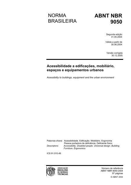 NBR 9050