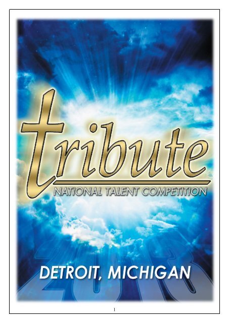 Tribute National Talent Competition Detroit, Michigan