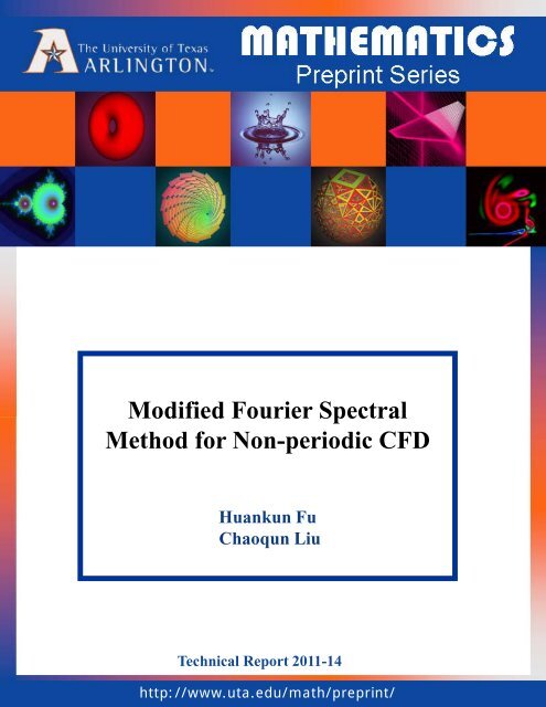 Modified Fourier Spectral Method For Non Periodic Cfd