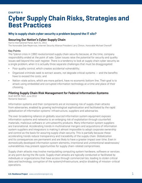 Cyber Supply Chain Risks, Strategies and Best Practices Cyber Supply Chain Risks, Strategies and Best Practices