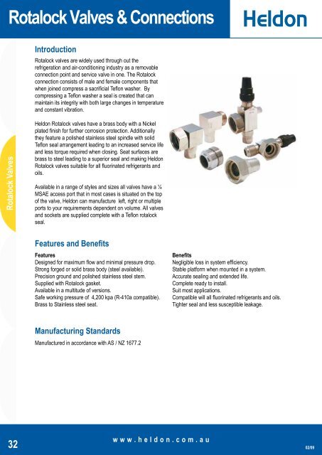 Rotalock Valves & Connections
