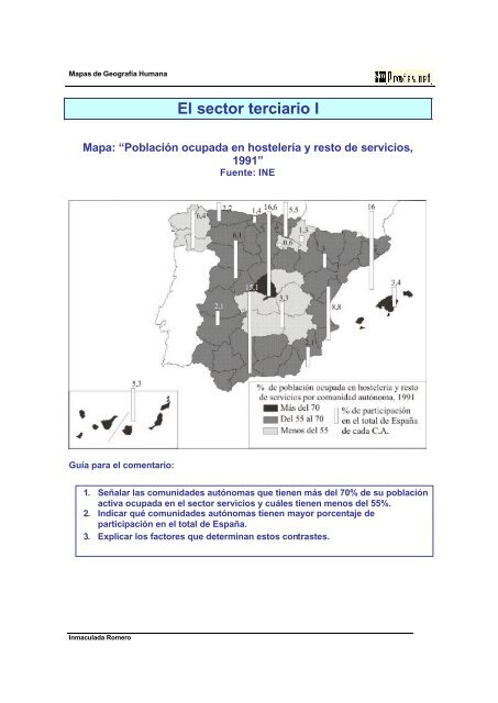 Mapas Sector terciario - IES La Nucia
