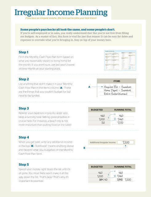 Irregular Income Planning - The Dave Ramsey Show