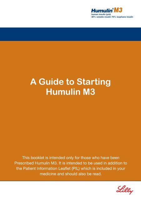 A Guide to Starting Humulin M3 - LillyPro