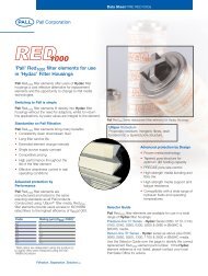 Pall Advanta™ AGT Gas Filter Housings