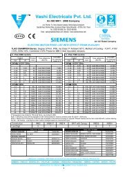 Vashi Electricals Pvt. Ltd.