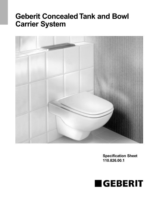 Construction and material quality you can trust. - Geberit