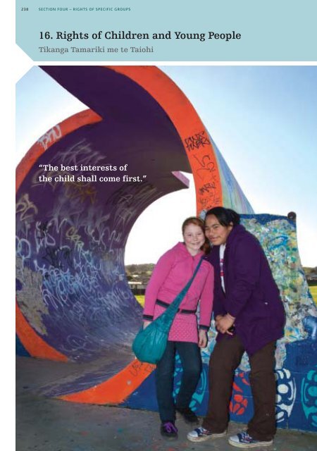 16. Rights of Children and Young People - Human Rights Commission