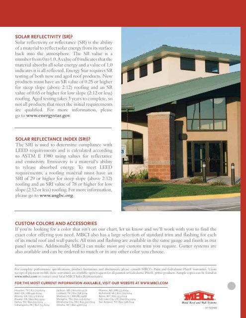 SOLAR REFLECTIVITY (SR)?