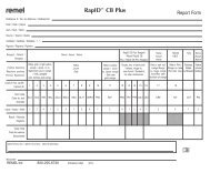 Remel RapID ONE Report pad