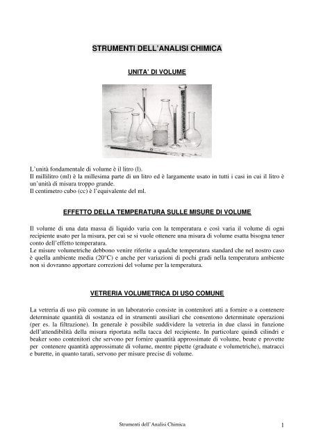 STRUMENTI DELL'ANALISI CHIMICA - IRONGUIDE