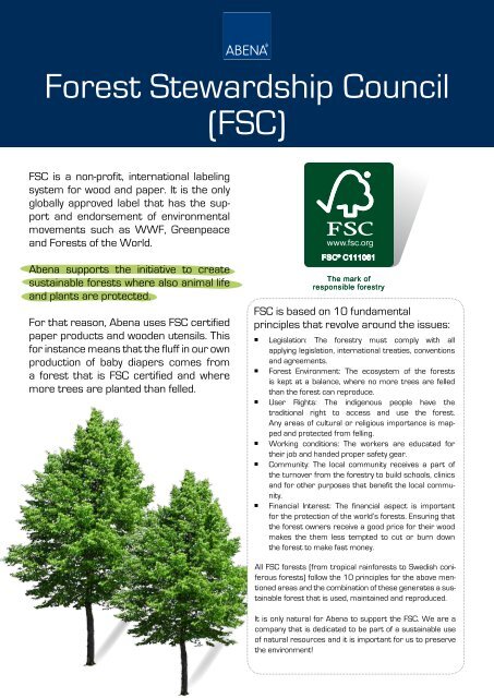 Forest Stewardship Council (FSC)