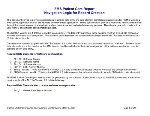 Ems Electronic Documentation