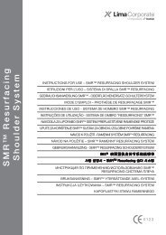 SMR™ Shoulder System - Lima Corporate