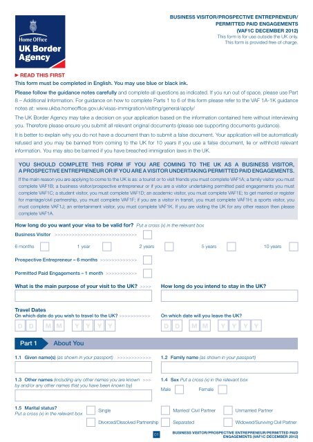 VaF1c - UK Border Agency - the Home Office