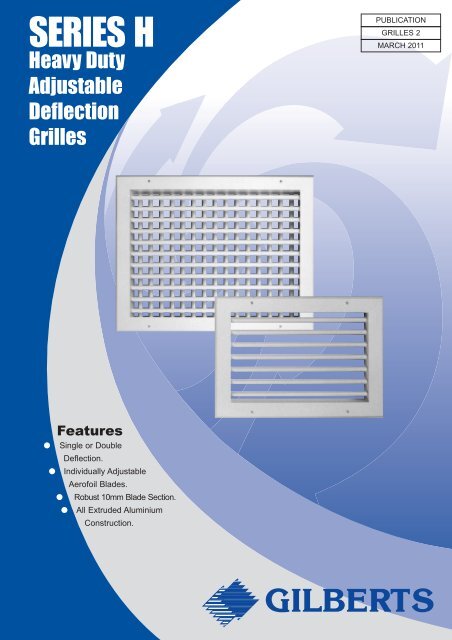 Series H Heavy Duty Single and Double Deflection Grilles - Keane ...
