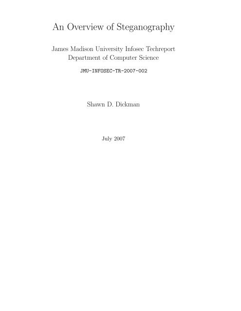 2-An Overview of Steganography.pdf 2-An Overview of Steganography.pdf