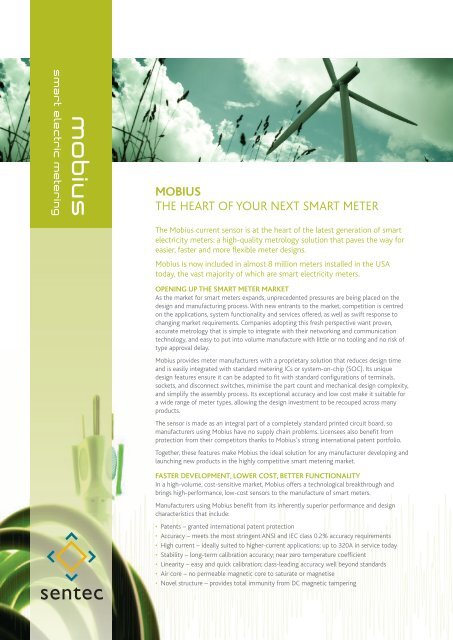 Mobius Product Brochure - Sentec