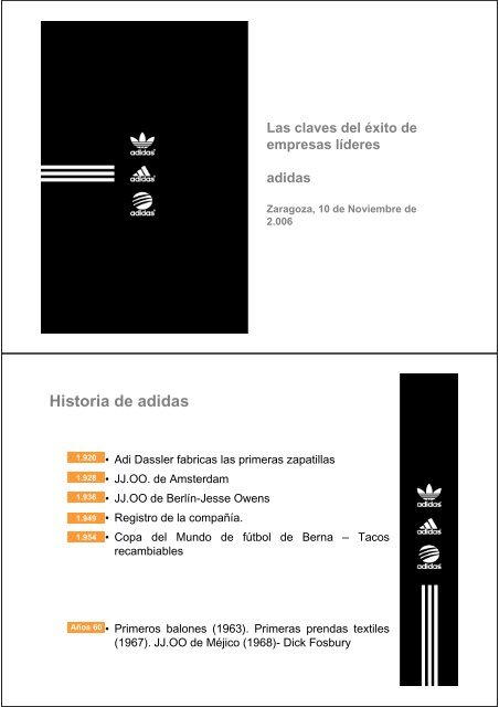 Claves del liderazgo de adidas - Programa ARAGON EMPRESA