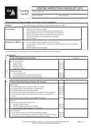 Preparation of Cabin Crew Manual Inspection Checklist