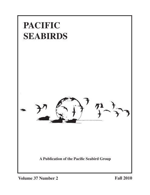 Volume 37 - Pacific Seabird Group