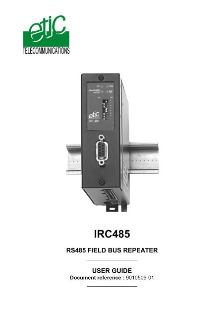 IRC485 - Etic Telecom