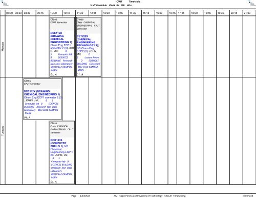 Open PDF Timetable - CPUT Timetable - Cape Peninsula University ...