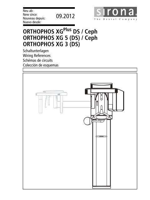 (DS) / Ceph ORTHOPHOS XG 3 - Sirona Support