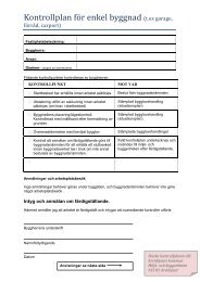 Enkel kontrollplan PBL - Älvsbyns kommun