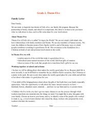 Fully Alive Grade 4 Grade 4, Theme One