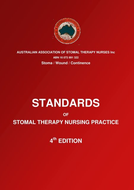 Standards of Stomal Therapy Nursing Practice 4th Edition (2013)