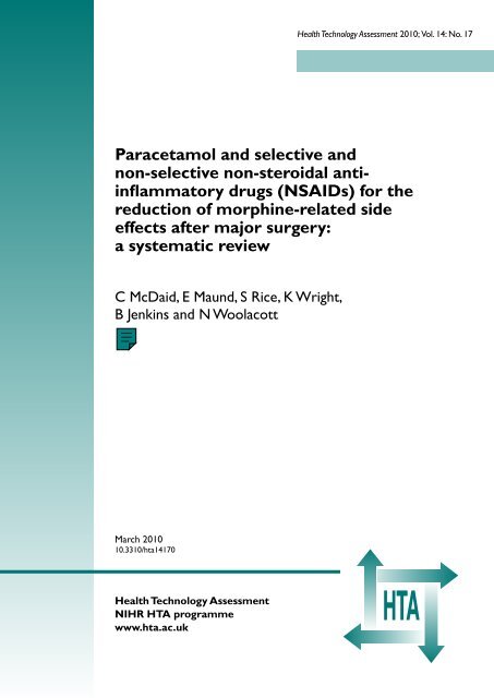 Paracetamol And Selective And Non selective Non steroidal Anti paracetamol-and-selective-and-non-selective-non-steroidal-anti