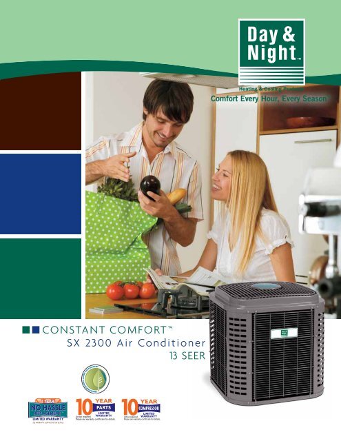 CONSTANT COMFORTâ„¢ SX 2300 Air Conditioner 13 ... - Day & Night