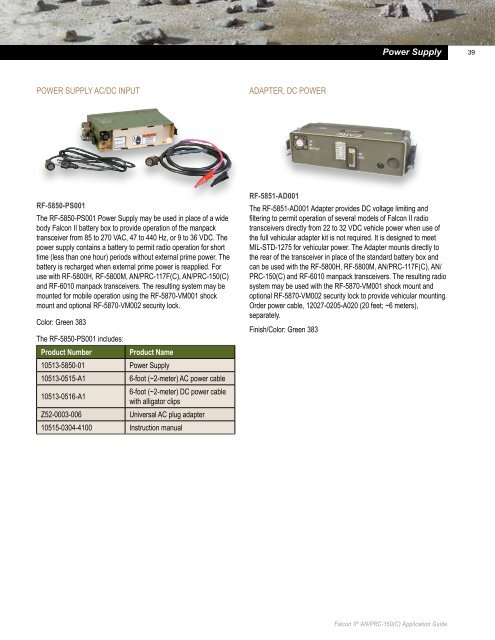 38 Power Supply AC/DC Pow