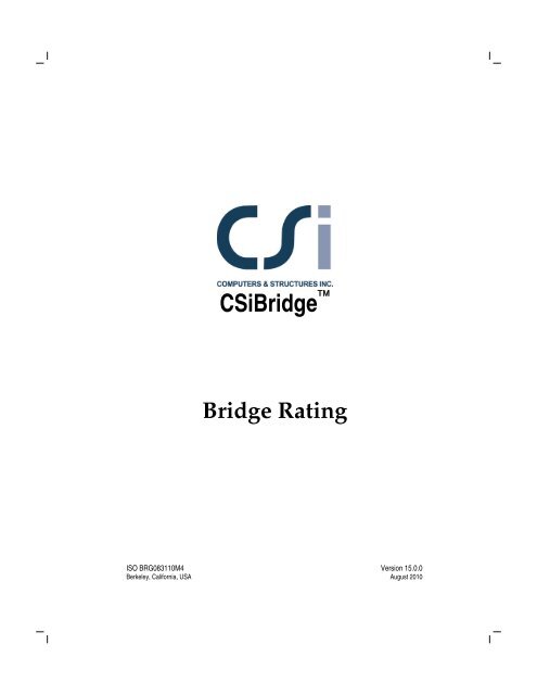 CSiBridge - Computers & Engineering